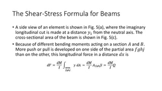 Chapter 7: Shear Stresses in Beams and Related Problems | PPTX