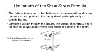 Chapter 7: Shear Stresses in Beams and Related Problems | PPTX