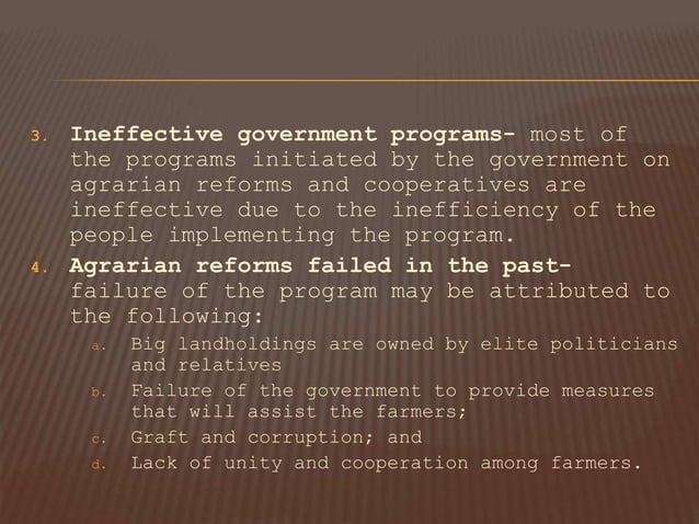 The Agrarian Reform Program of the Philippines | PPTX | Agriculture ...