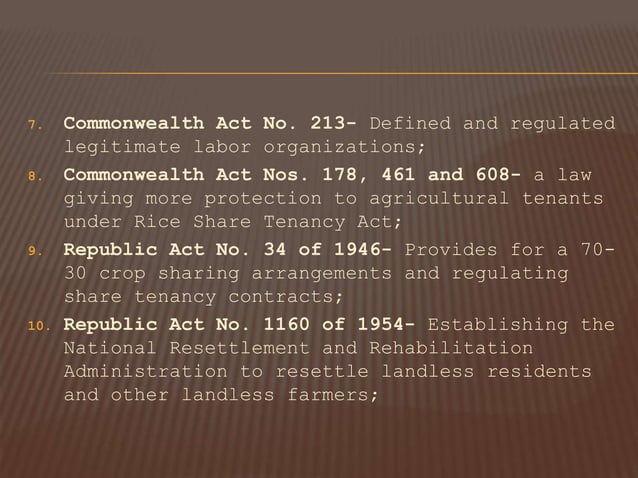 The Agrarian Reform Program of the Philippines | PPTX | Agriculture ...