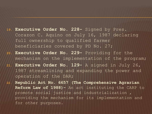 The Agrarian Reform Program of the Philippines | PPTX | Agriculture ...