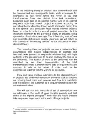 Theory of Management of Large Complex Projects - Chapter 7 | PDF