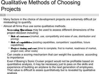 chooing inovation projects | PPT