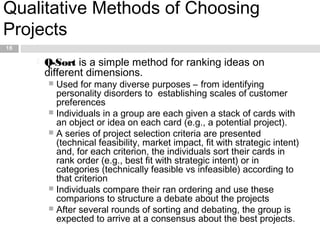 chooing inovation projects | PPT