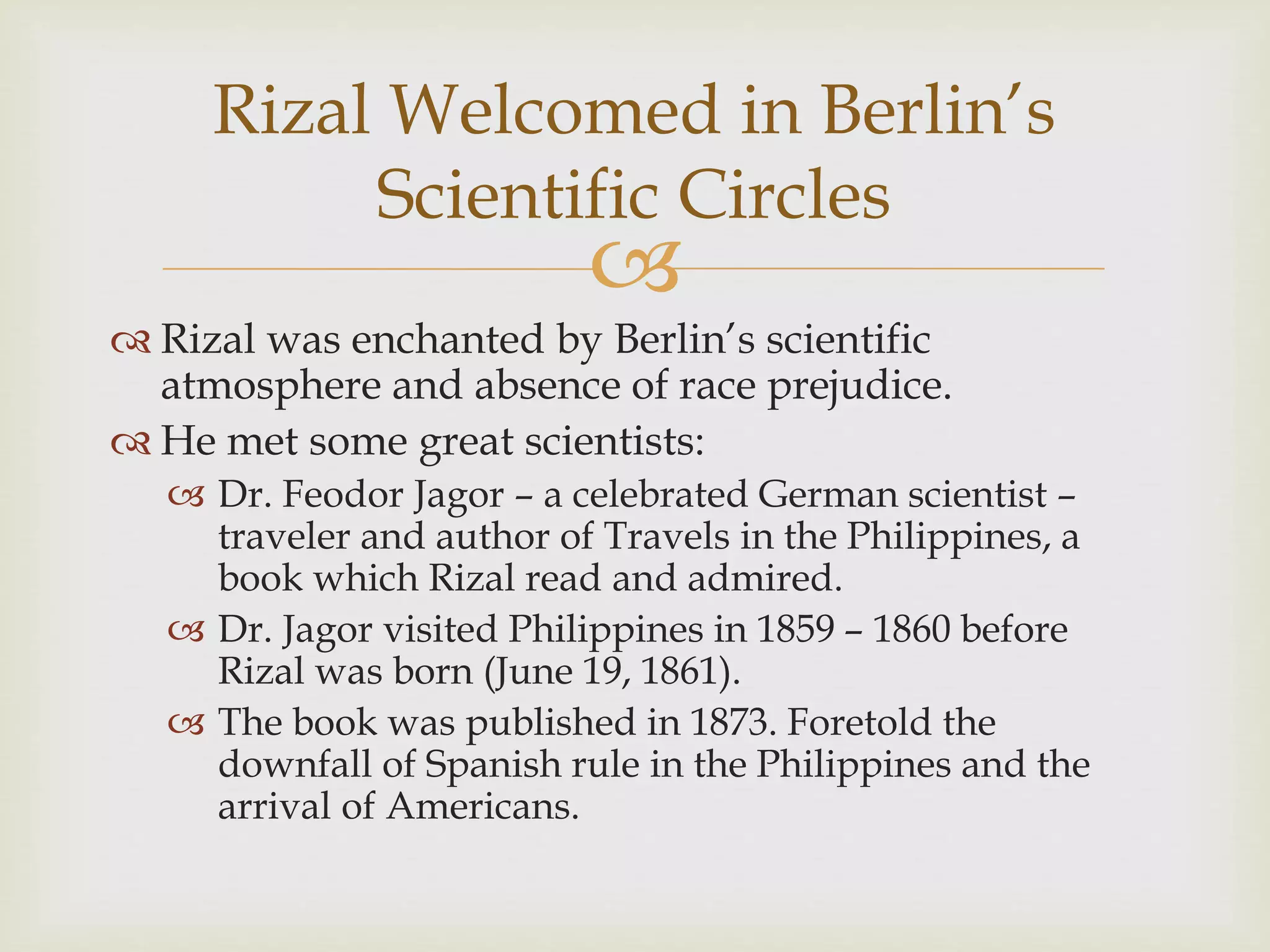 Chapter 7: Paris to Berlin (1885-1887) | PPTX