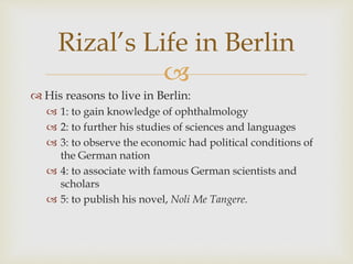 Chapter 7: Paris to Berlin (1885-1887) | PPTX