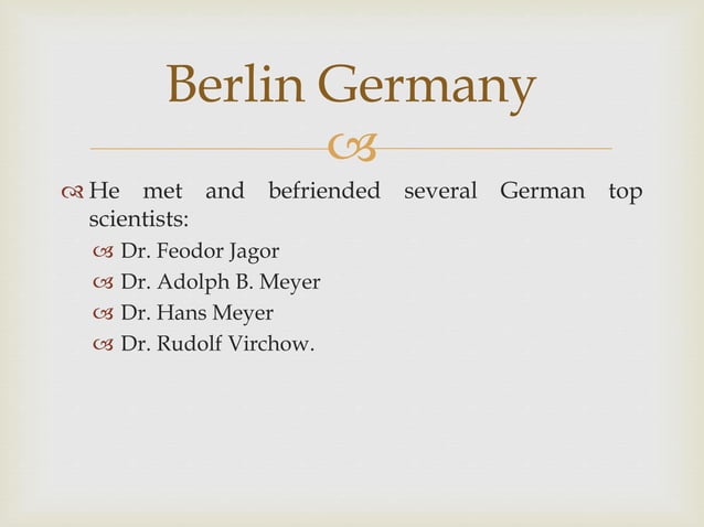 Chapter 7: Paris to Berlin (1885-1887) | PPTX