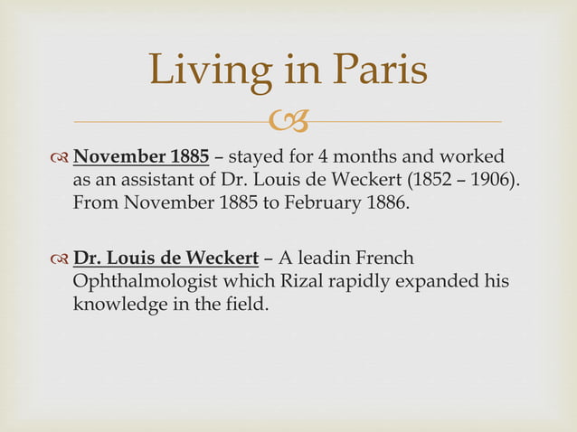 Chapter 7: Paris to Berlin (1885-1887) | PPTX