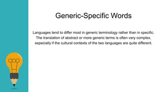 Chapter 7 Some Relationship between Lexical Items | PPTX