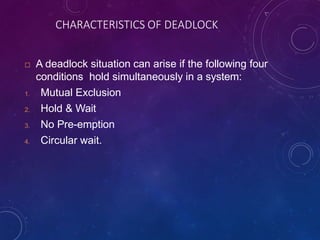 Deadlocks | PPT