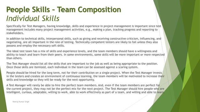 Chapter 7 - People Skills and Team Composition | PPT