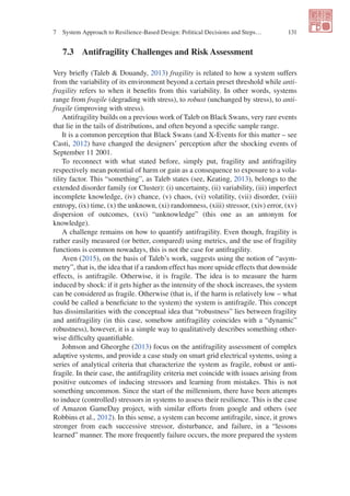 System Approach to Resilience-Based Design: Political Decisions and Steps Towards Antifragility ...