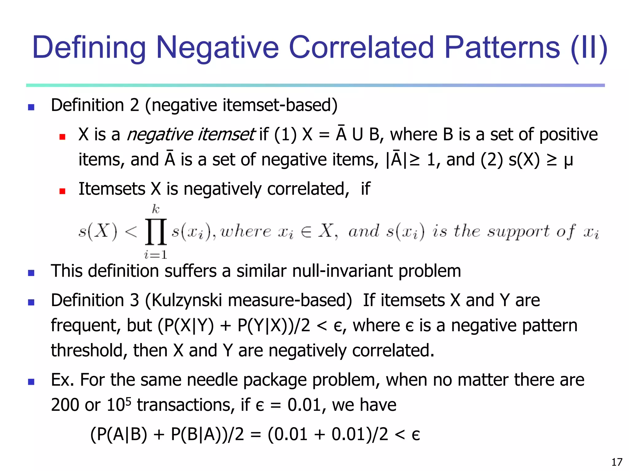 Chapter 7 Advanced Frequent Pattern Mining Ppt Databases Computer