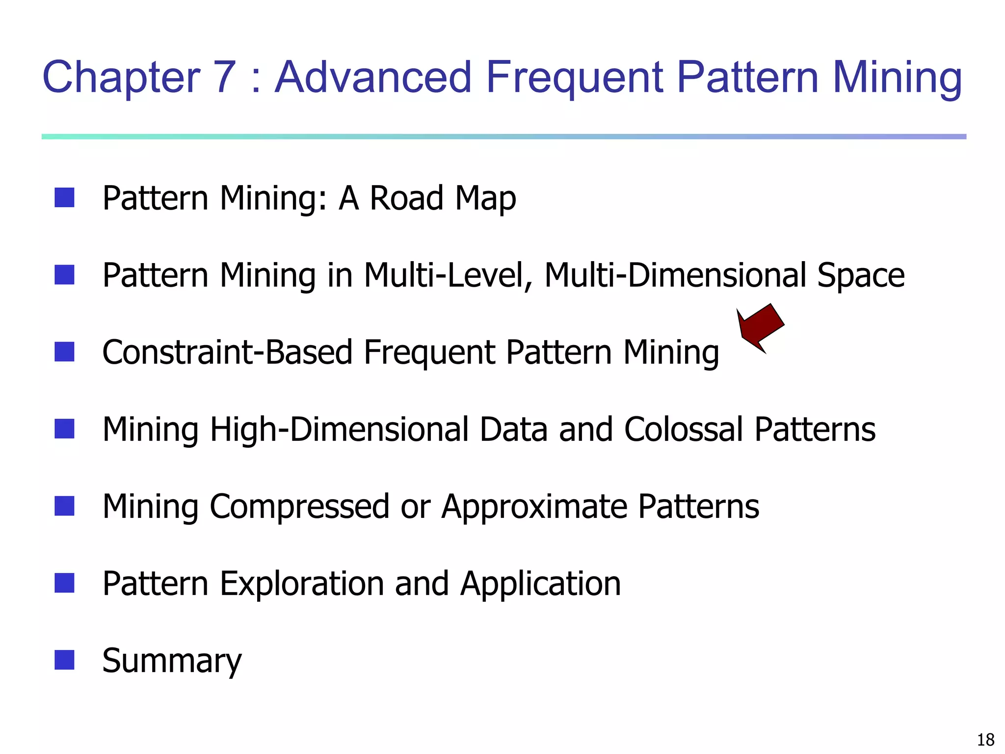 Chapter 7. Advanced Frequent Pattern Mining.ppt