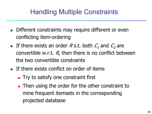 Chapter 7. Advanced Frequent Pattern Mining.ppt | Databases | Computer Software and Applications