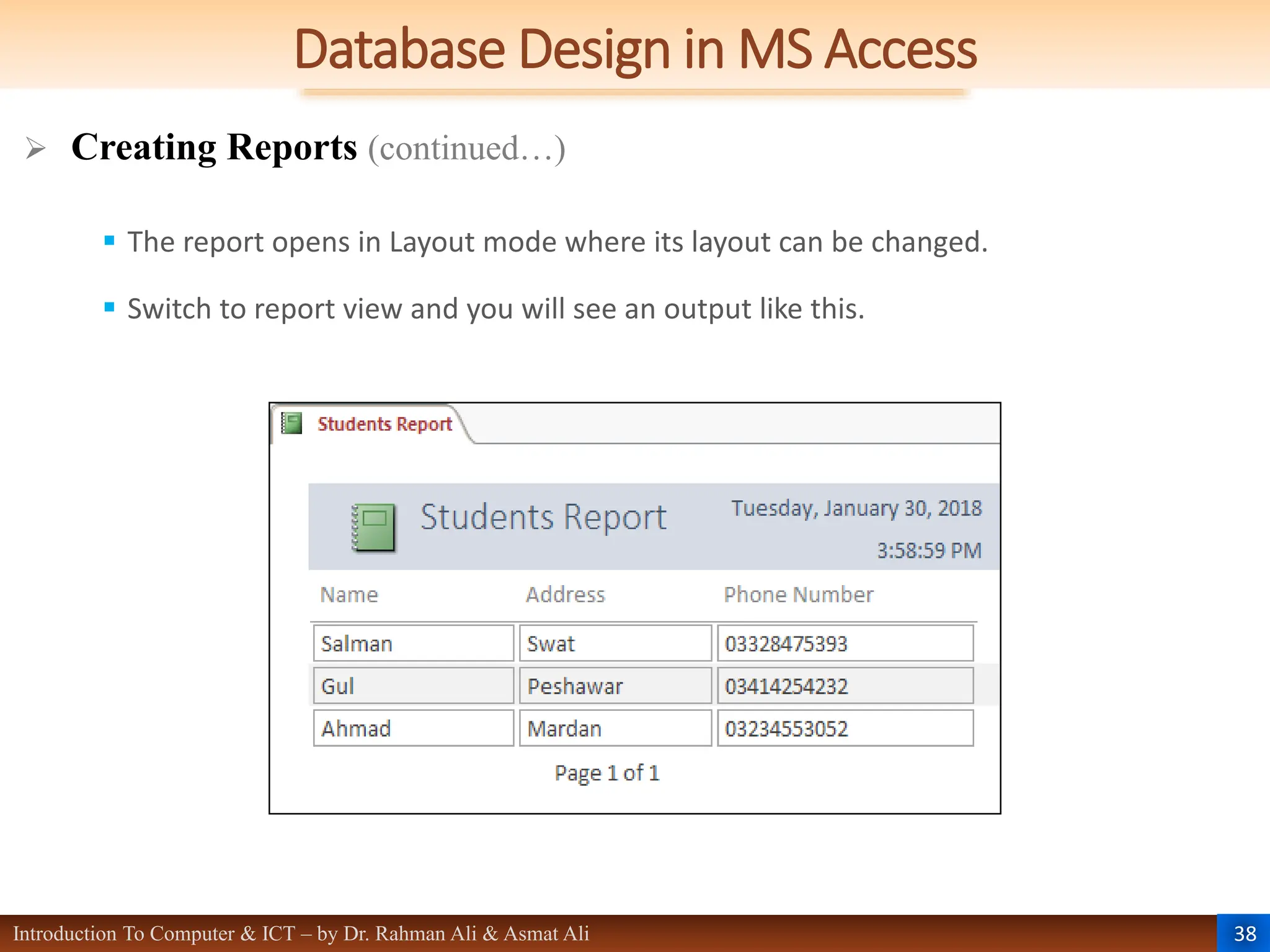 Chapter 7. Databases Chapter In Introduction to Computer. Pptx | PPTX | Databases | Computer ...