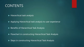 HIERARCHICAL TASK ANALYSIS CHAPTER 7.pptx