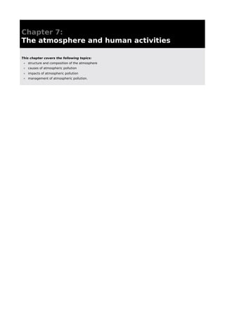 environmental management notes: for IGCSE | PDF