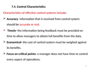 Introduction to management Chapter seven | PPTX