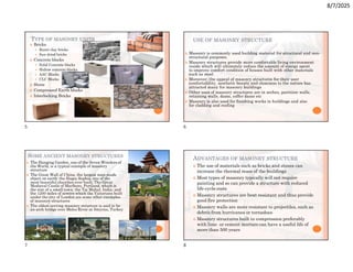 Introduction to masonry structure and design | PDF