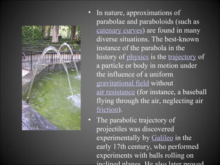 Chapter 7.2 parabola | PPT