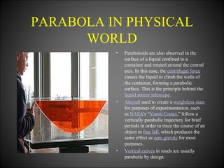 Chapter 7.2 parabola | PPT