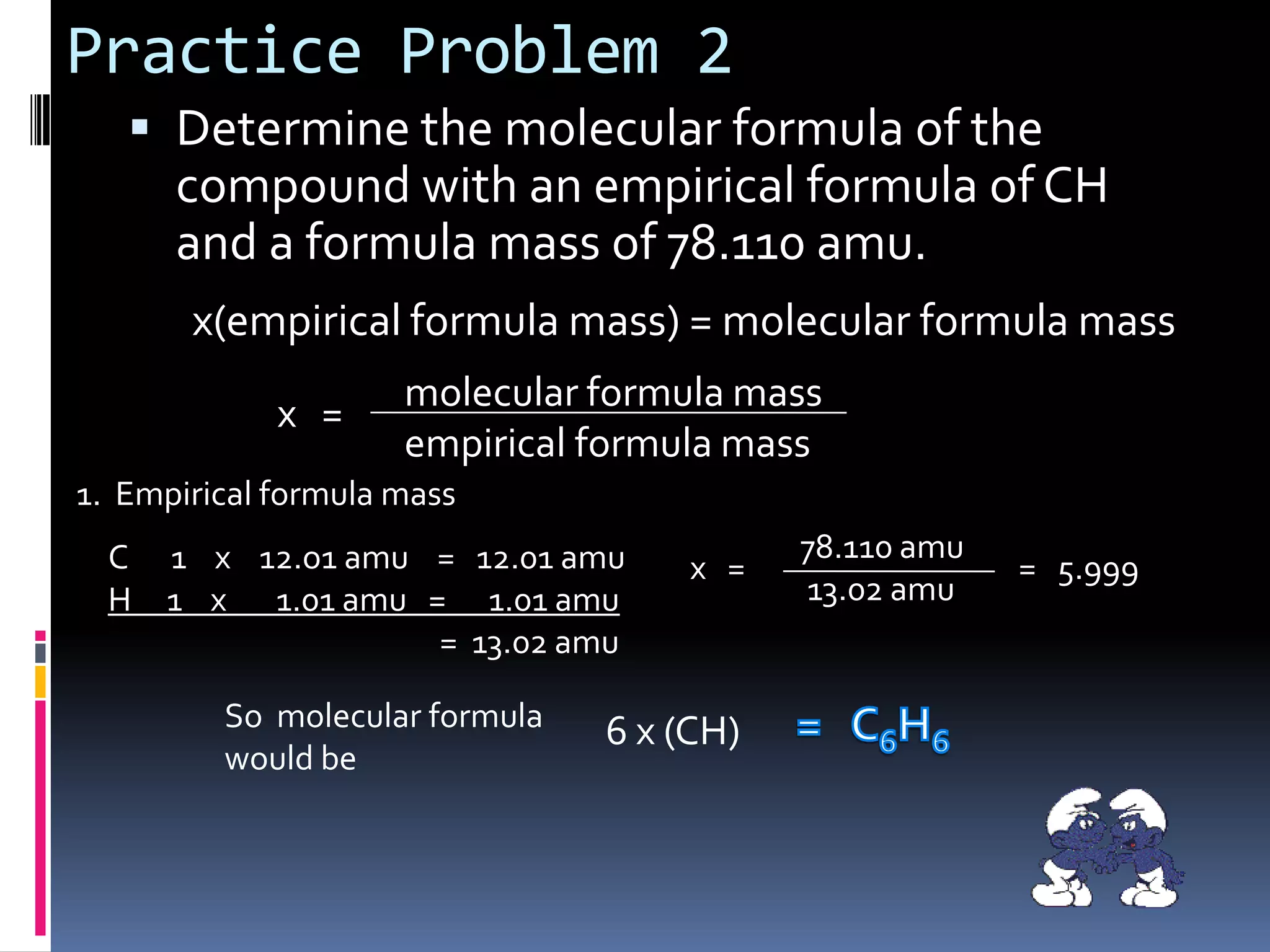 Chapter 7.4 : Determining Chemical Formulas | PPTX