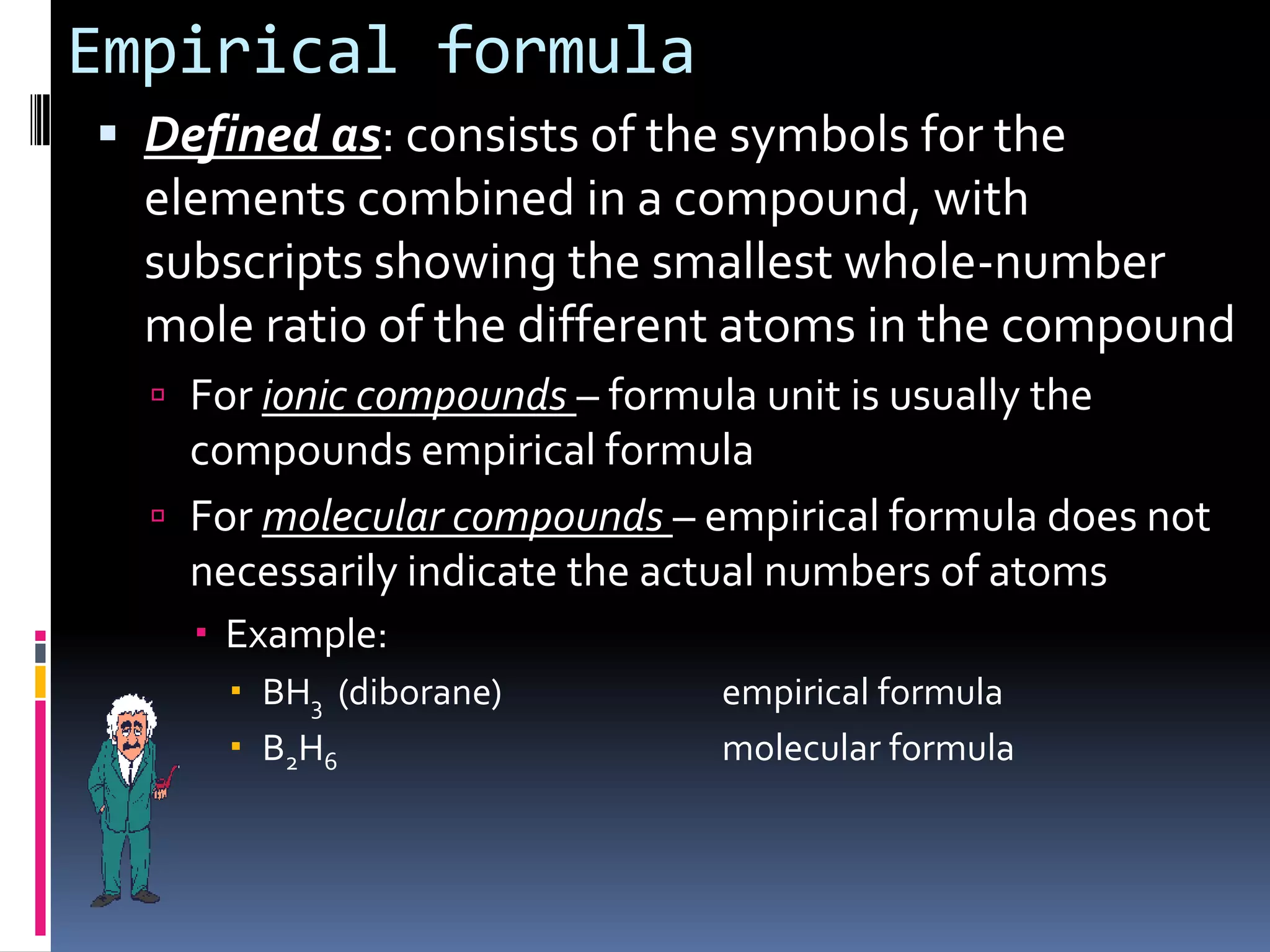 Chapter 7.4 : Determining Chemical Formulas | PPTX