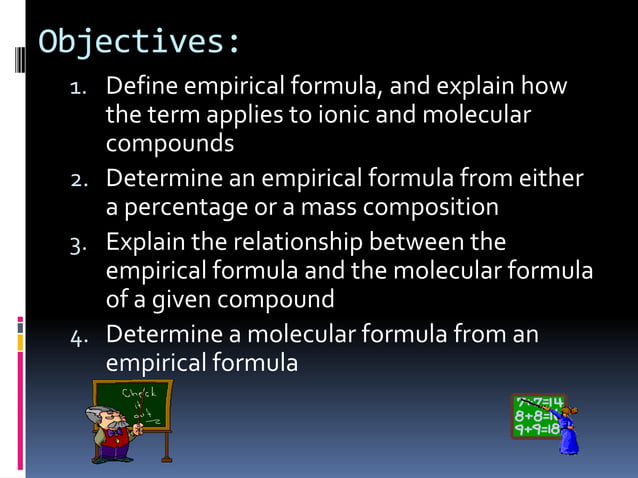 Chapter 7.4 : Determining Chemical Formulas | PPTX | Chemistry | Science