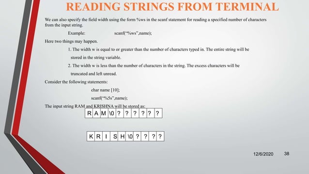 Arrays & Strings | PPT