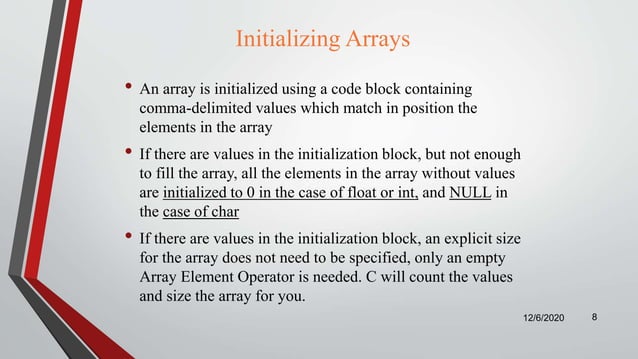 Arrays & Strings | PPT