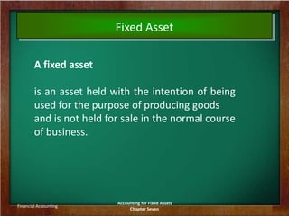 Fixed Assets Accounting | PPTX