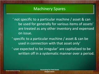 Fixed Assets Accounting | PPTX