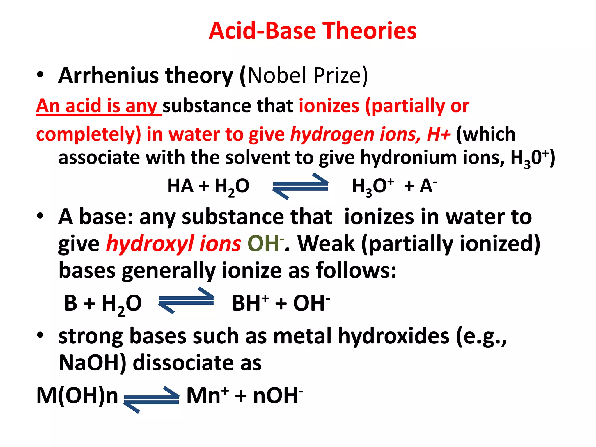 Chapter 7 acids and bases | PDF