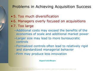 Chapter 7 acquisition and restructuring strategies | PDF