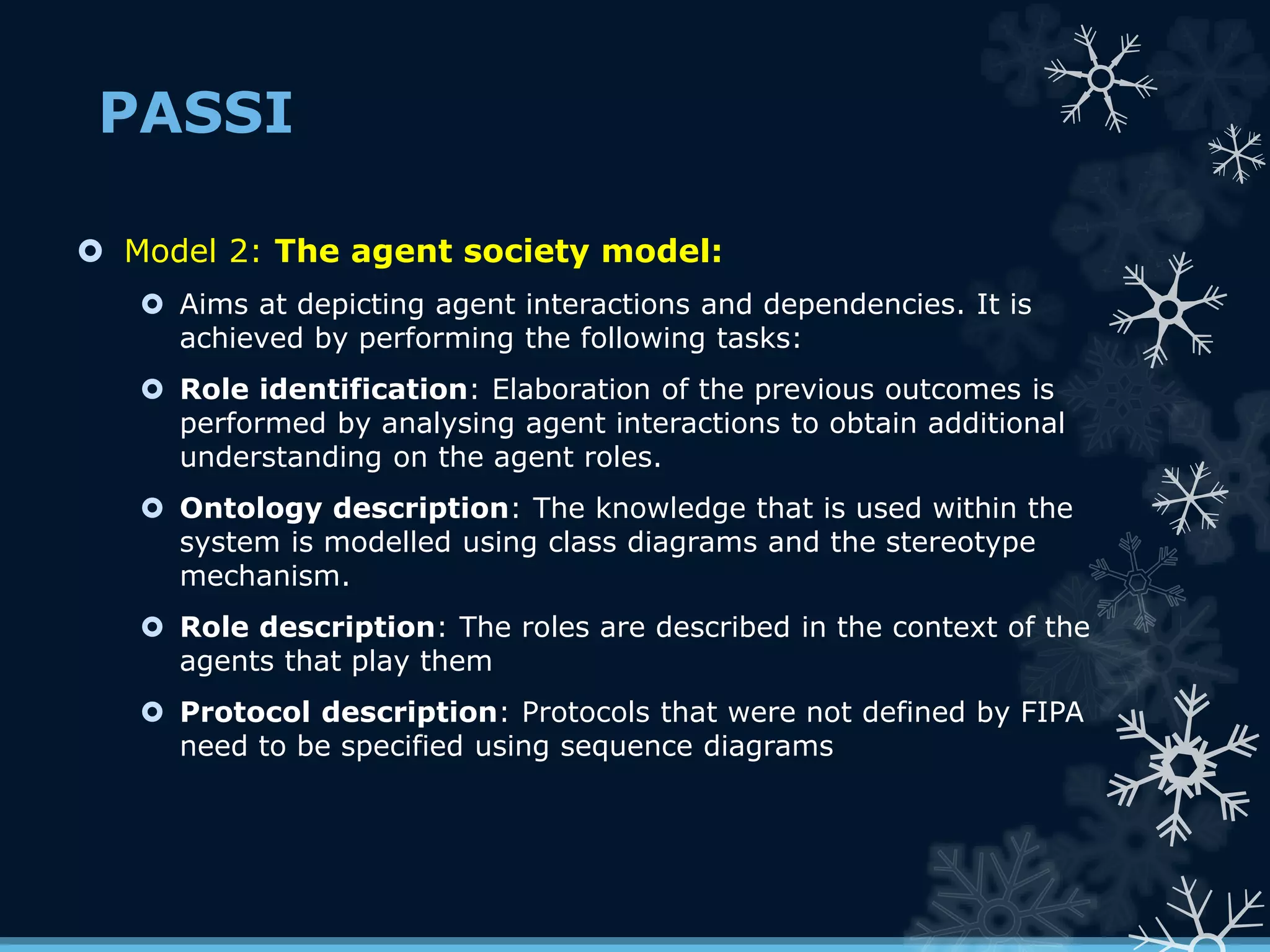 Chapter 7 agent-oriented software engineering ch7-agent methodology-agent methodology | PPTX