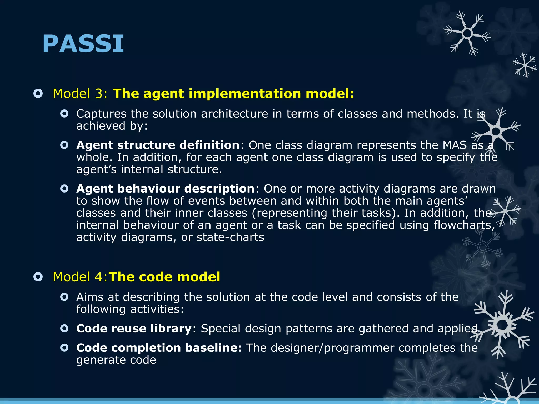Chapter 7 agent-oriented software engineering ch7-agent methodology-agent methodology | PPTX