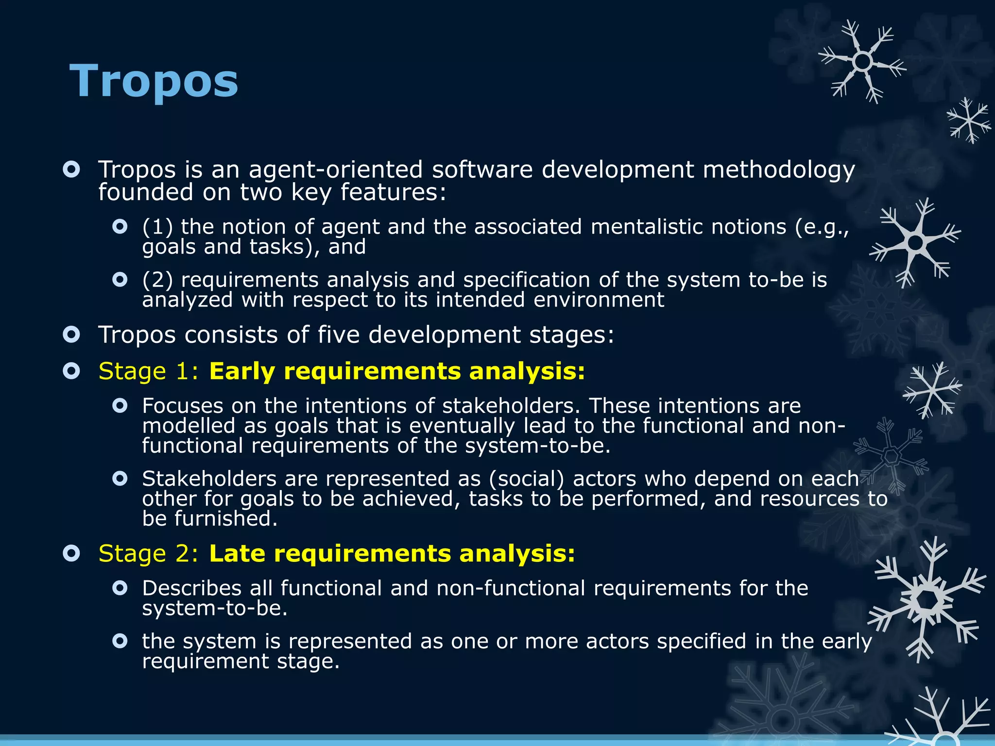 Chapter 7 agent-oriented software engineering ch7-agent methodology ...