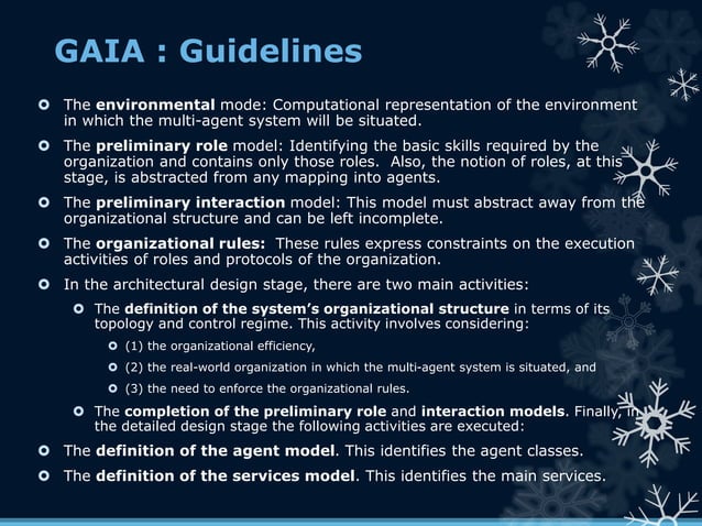 Chapter 7 agent-oriented software engineering ch7-agent methodology-agent methodology | PPT