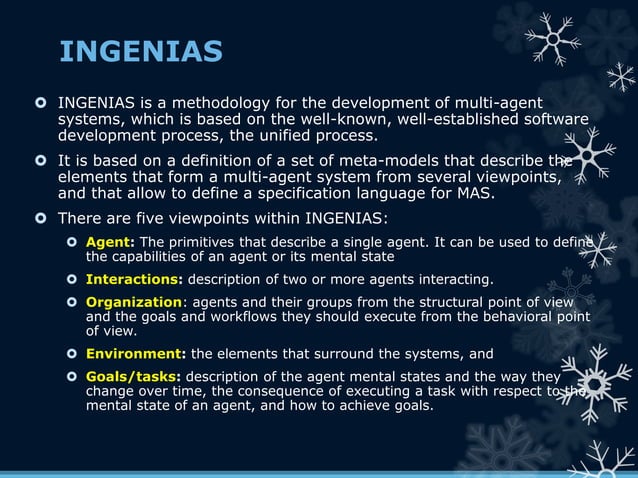 Chapter 7 agent-oriented software engineering ch7-agent methodology-agent methodology | PPT