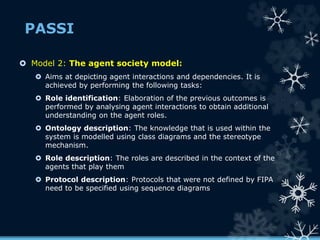 Chapter 7 agent-oriented software engineering ch7-agent methodology-agent methodology | PPTX