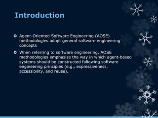 Chapter 7 agent-oriented software engineering ch7-agent methodology-agent methodology | PPT