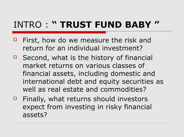 Chapter7 an introduction to risk and return | PPT | Stocks and Bonds ...