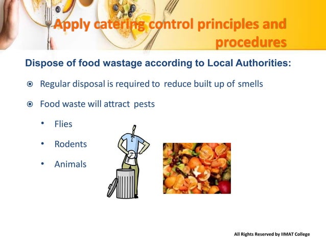 Apply Catering Control Principles and Procedures | PDF | Cooking | Food ...