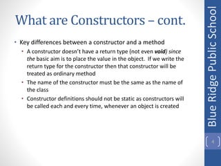 Chapter 7 - Constructors.pdf | Programming Languages | Computing