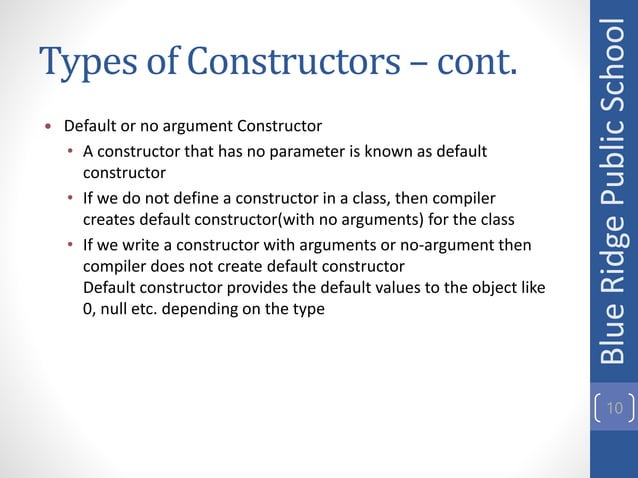 Chapter 7 - Constructors.pptx