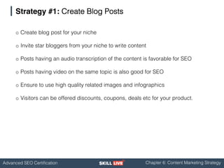 Chapter 7: Content Marketing Strategy | PDF