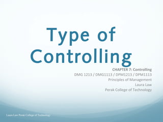 Chapter 7 Controlling | PPT
