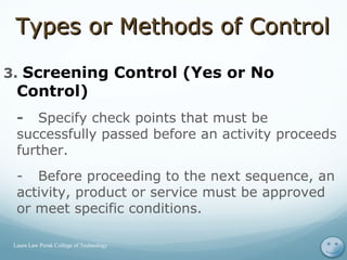 Chapter 7 Controlling | PPT
