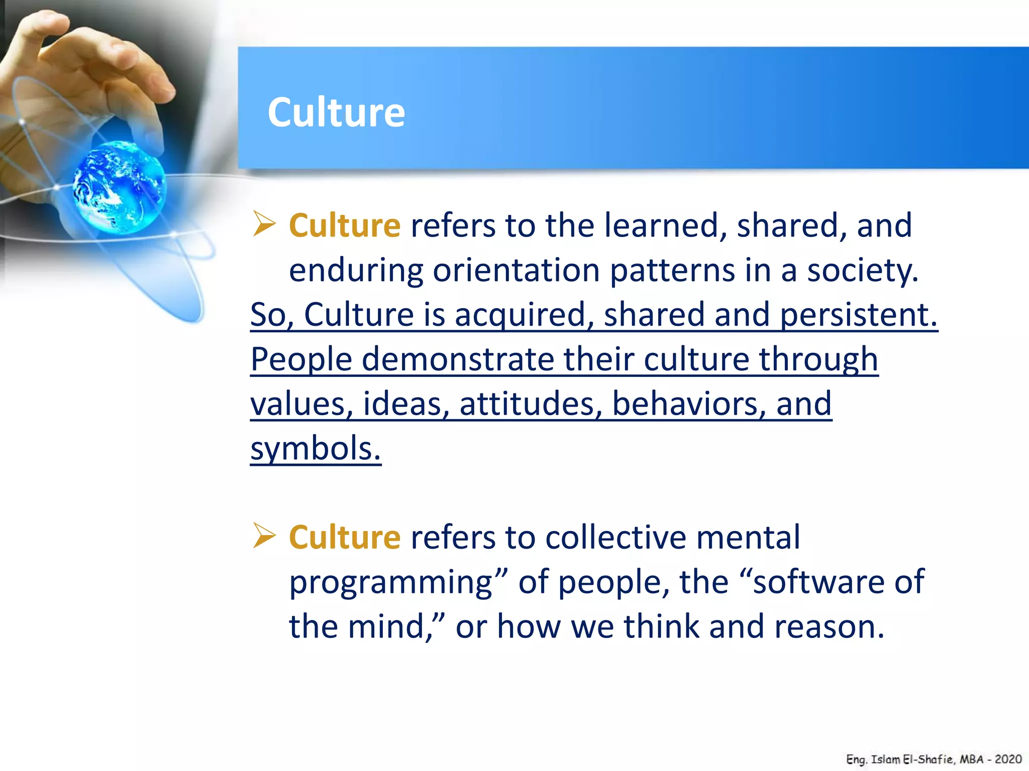 Chapter 7 Culture of International Business | PDF